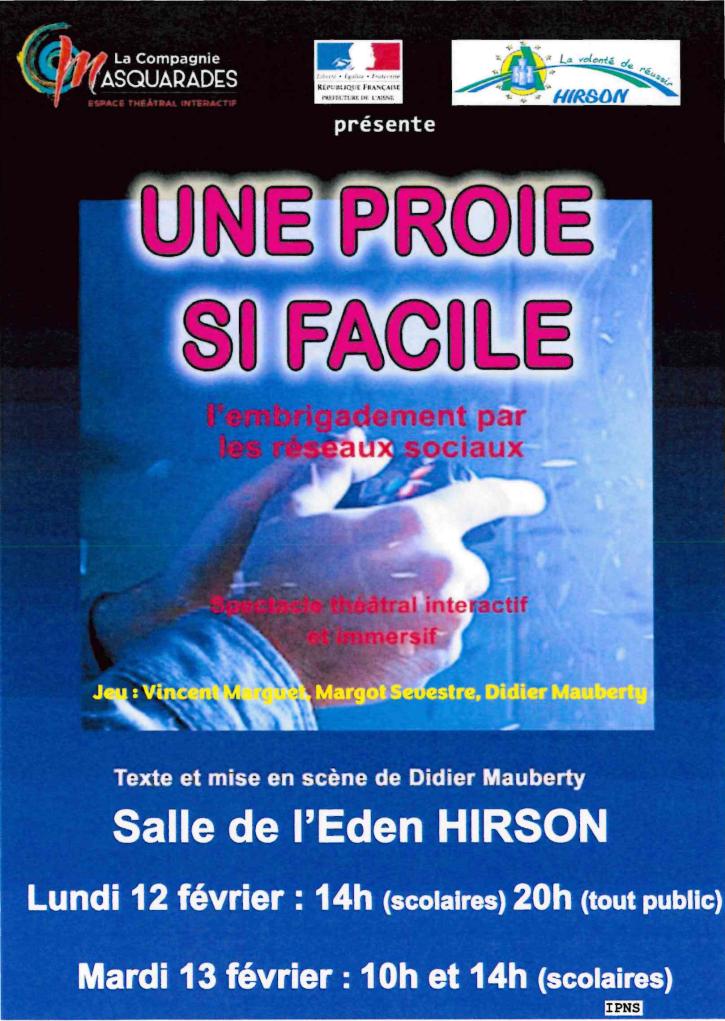 UNE PROIE SI FACILE | Hirson, ville nouvelle