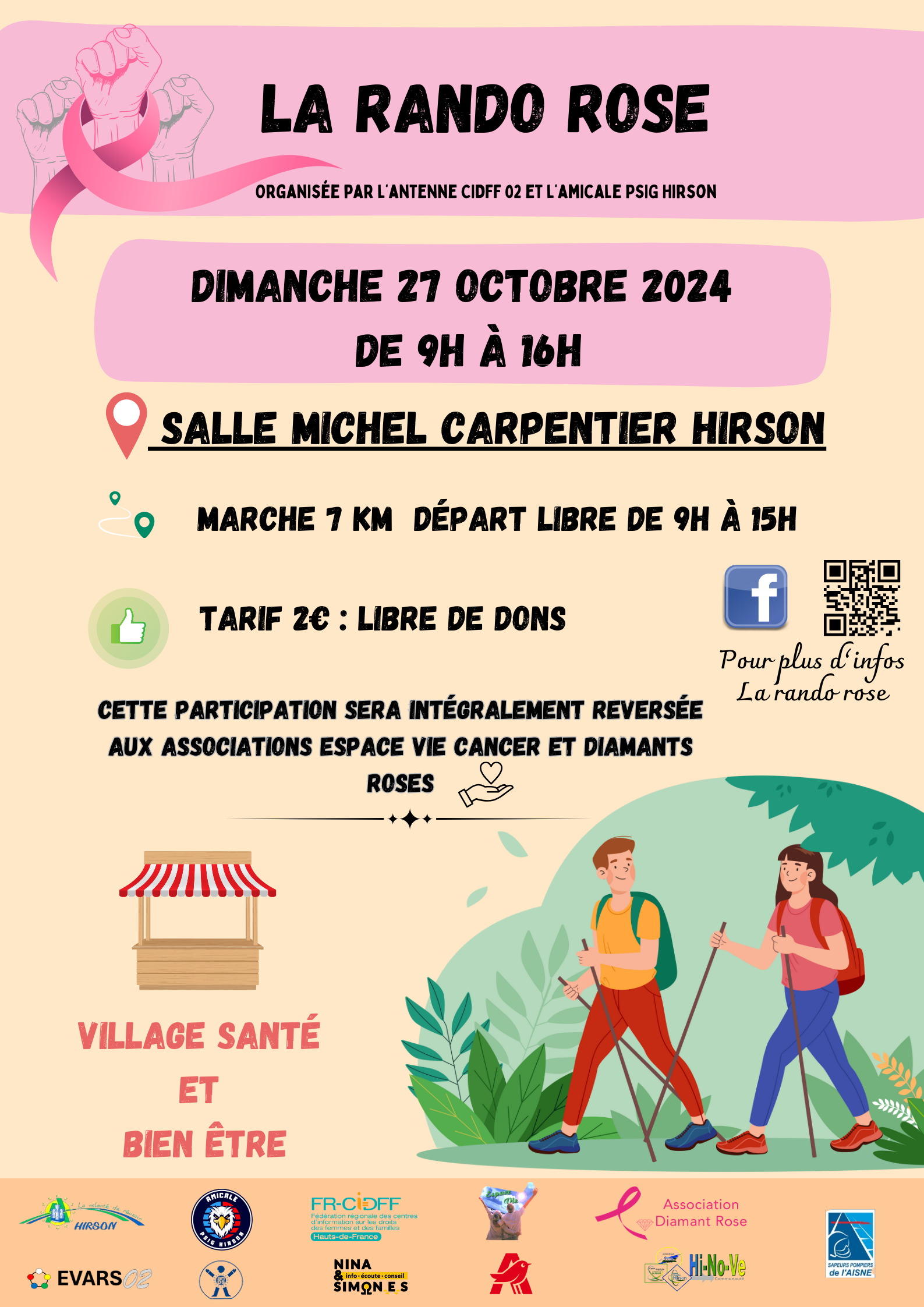 LA RANDO ROSE | Hirson, ville nouvelle